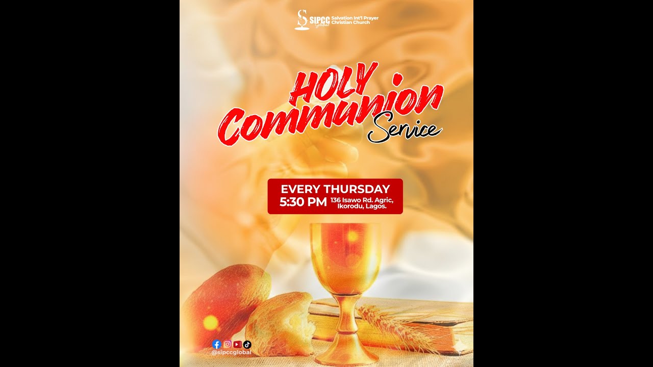 HOLY COMMUNION SERVICE & ENCOUNTER WITH JESUS || 6TH NOVEMBER 2025 ...