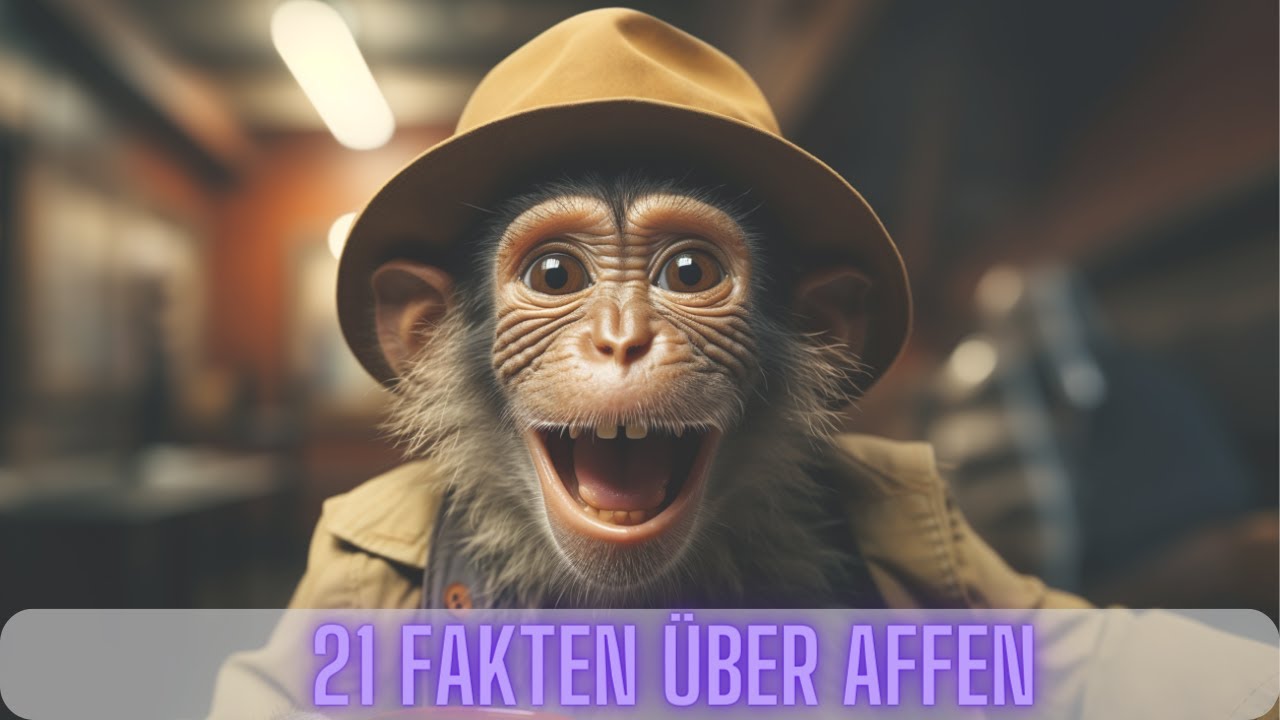 🐵🎥 21 Lustige Fakten über Affen! 🙊🍌😂 TiereXplore - Affen Fakten 4K ...