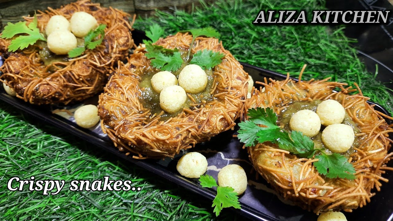 Unique Crespy Bird's Nest Recipe/Tea Time Crispy Snacks/Easy ...
