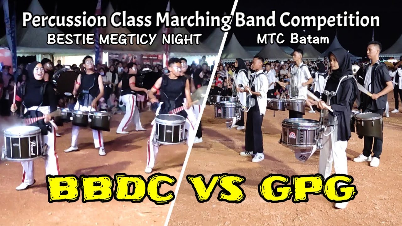 Kompetisi Perkusi Marching Band Bahana Barelang Drum Corps (BBDC) VS ...