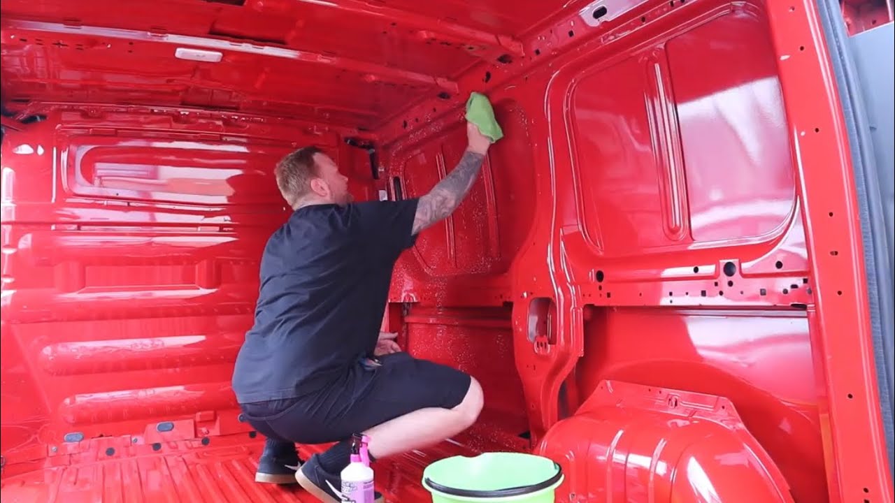 Removing The Ply Lining & Sound Deadening My Van - YouTube