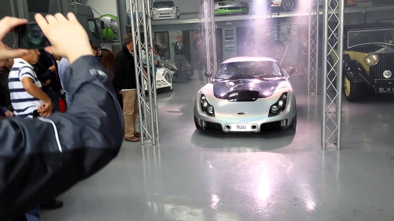 Topcats Racing unveil their LS9 TVR Sagaris - YouTube