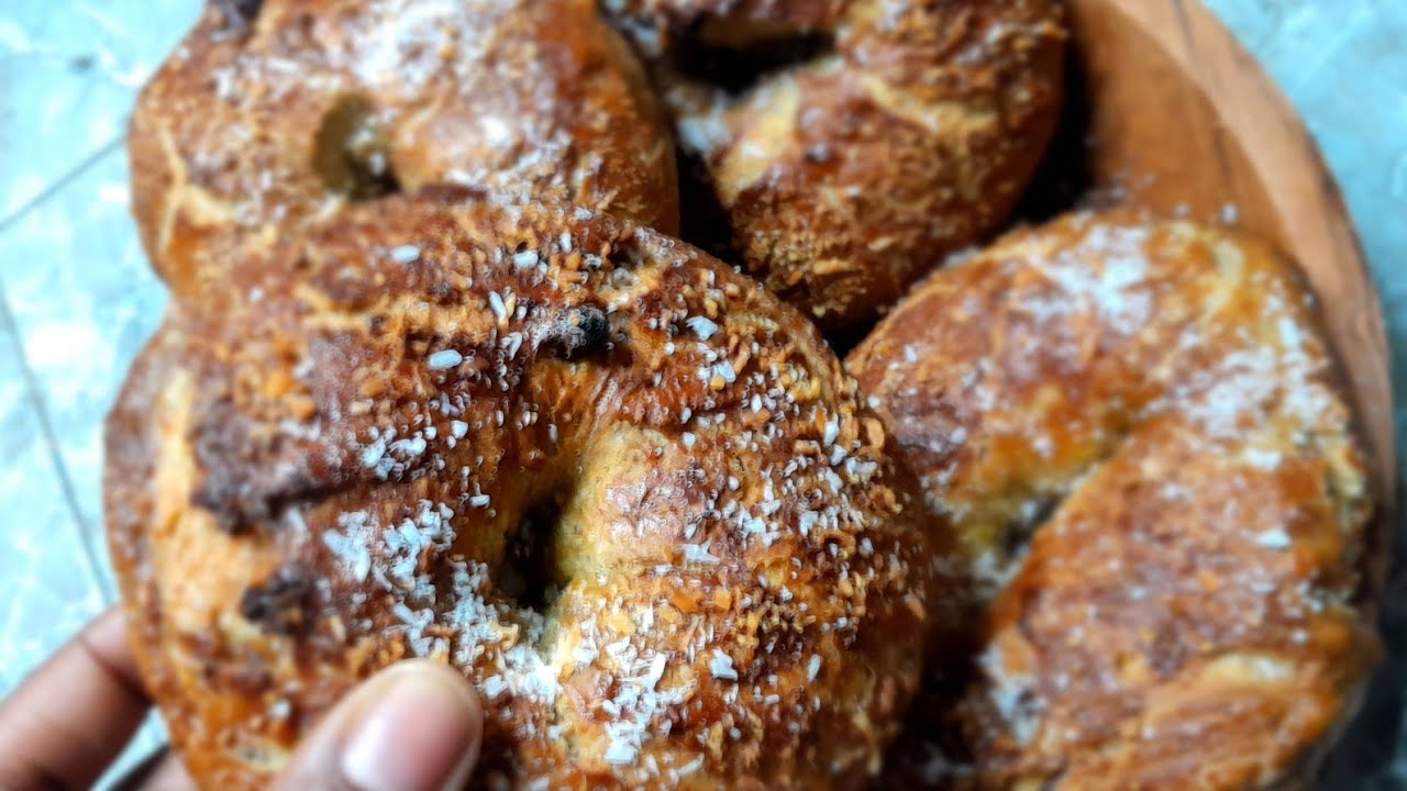 Cinnamon Raisin bagel recipe| How to make delicious cinnamon raisin ...