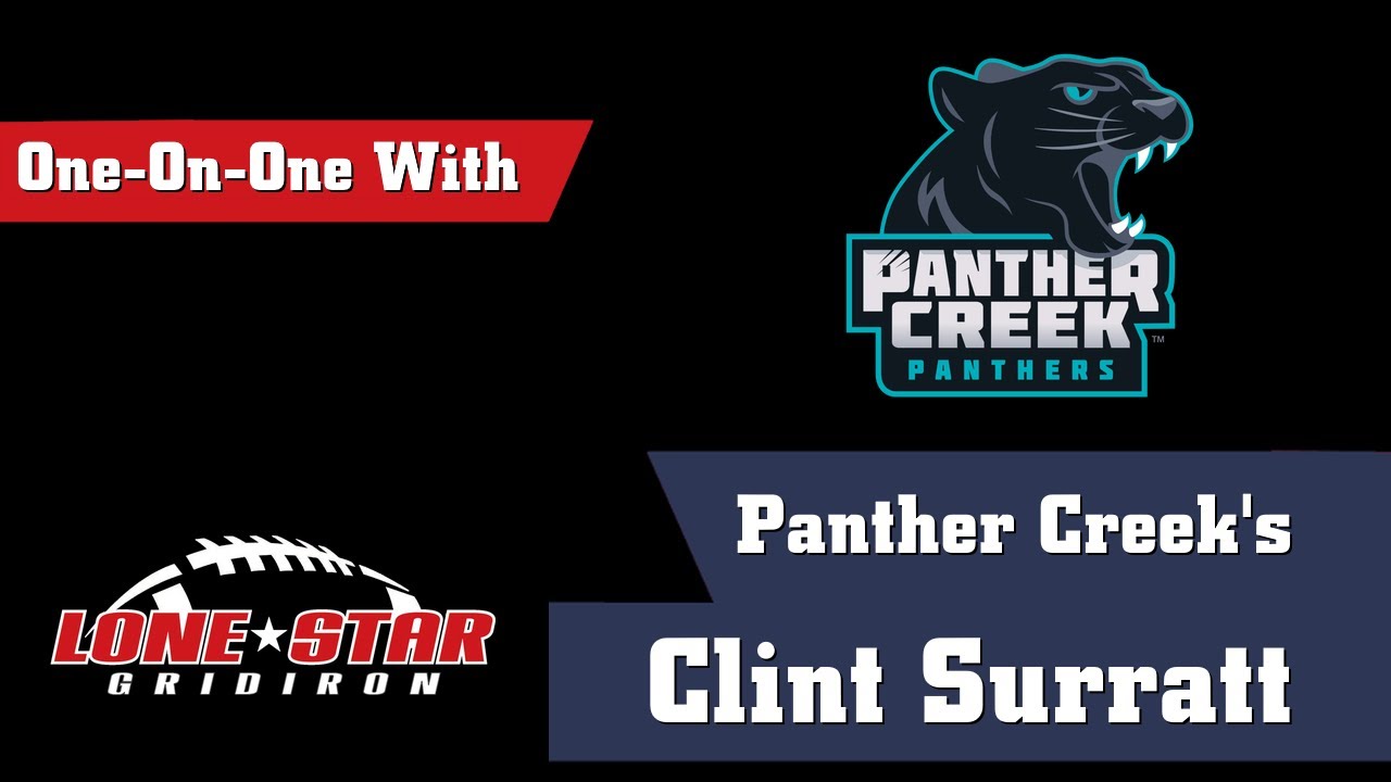 One-on-One with Panther Creek's Coach Clint Surratt - YouTube