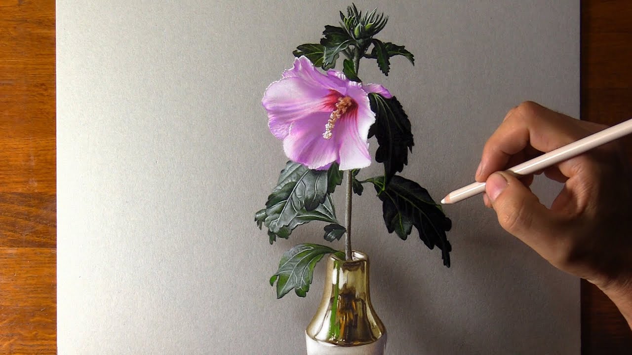 This Drawing Looks so Real...You can Almost Smell it. - YouTube