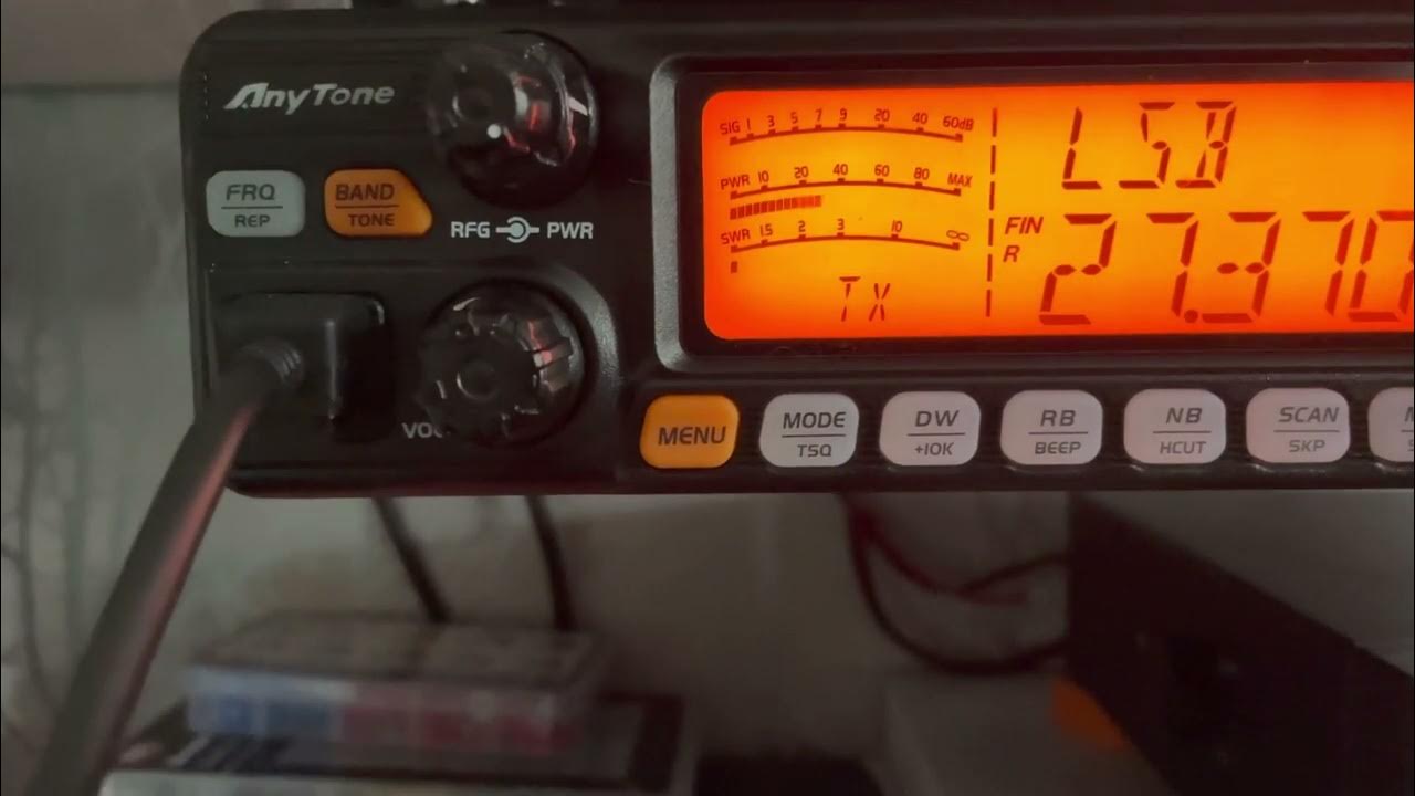 Anytone 5555n ii and Siro gain master making it in to Mike in Tampa bay - YouTube