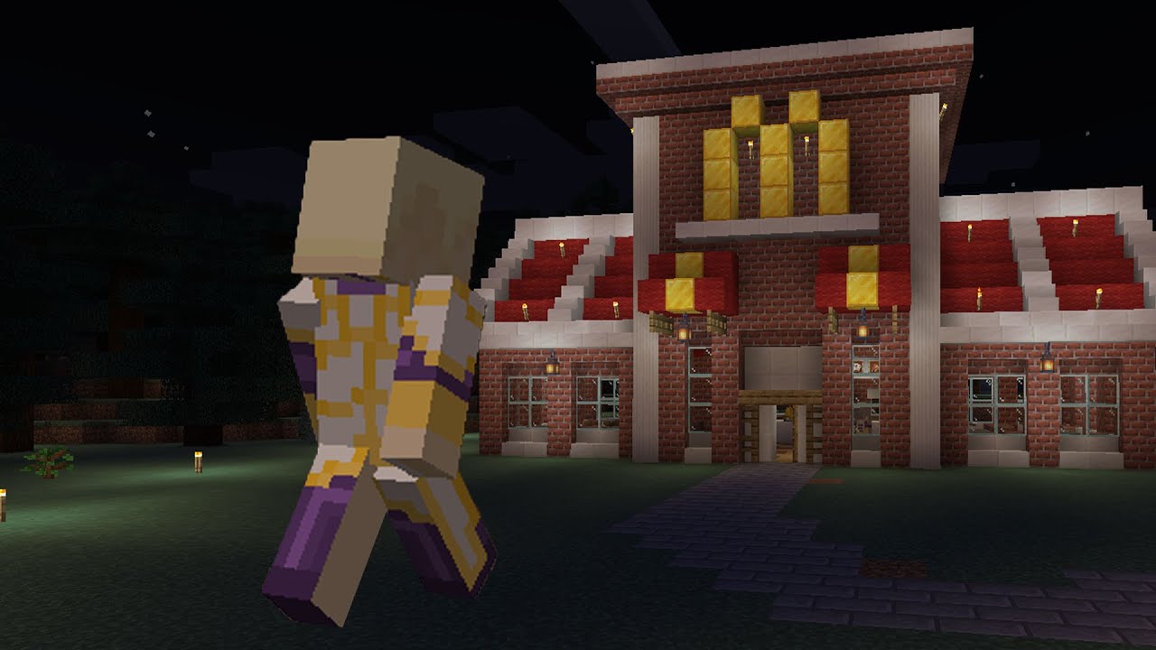 Invoker Dota 2 goes to McDonalds in Minecraft (REAL) - YouTube