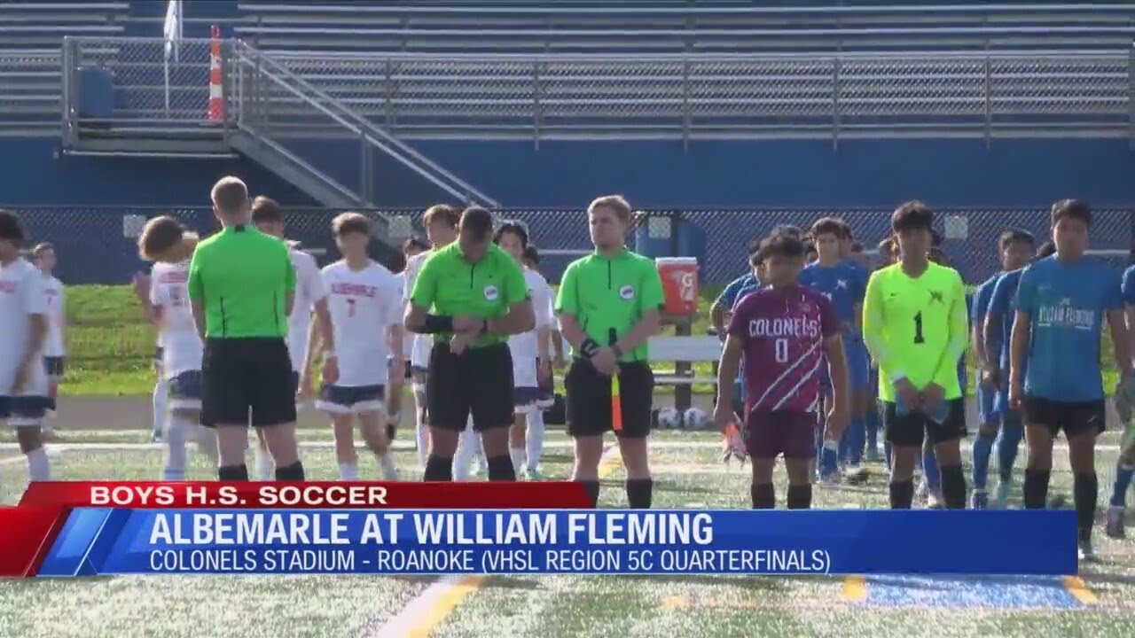 William Fleming falls to Albemarle in the Boys Region 5C Soccer Quarterfinals - YouTube