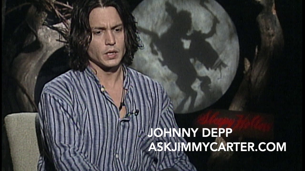 Johnny Depp, Sleepy Hollow interview with Jimmy Carter - YouTube