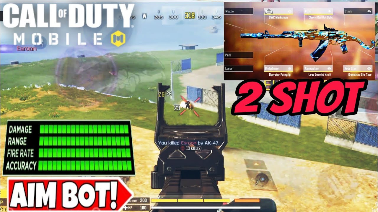 My AK-47 BUILD is NORECOIL INSANE | Best AK-47 Gunsmith in CODM ...