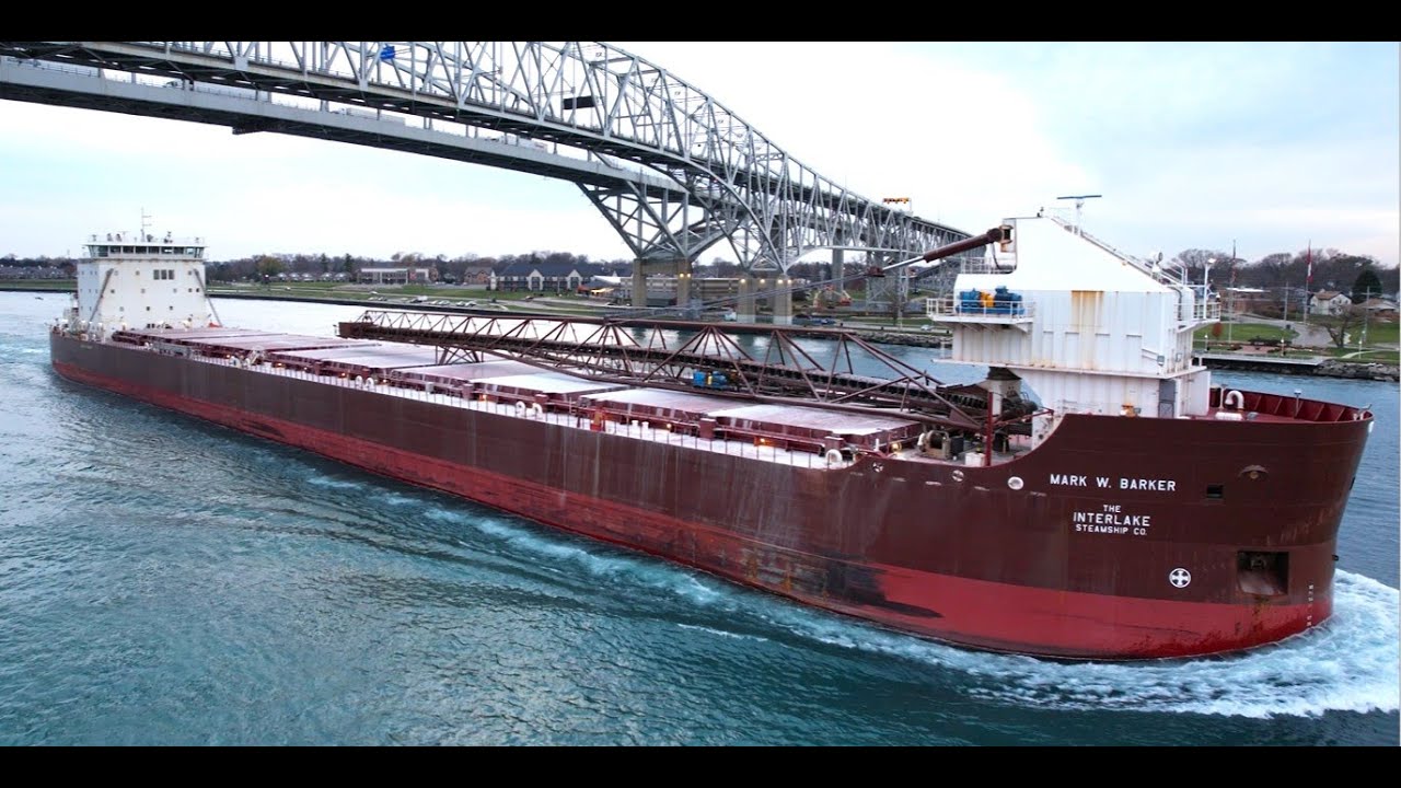 MARK W. BARKER - Upbound Port Huron, Michigan 11-27-2024 - YouTube