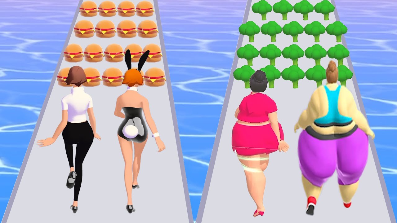 Satisfying Mobile Game 2024:Body Race vs Twerk Runner 3D GamePlay ...