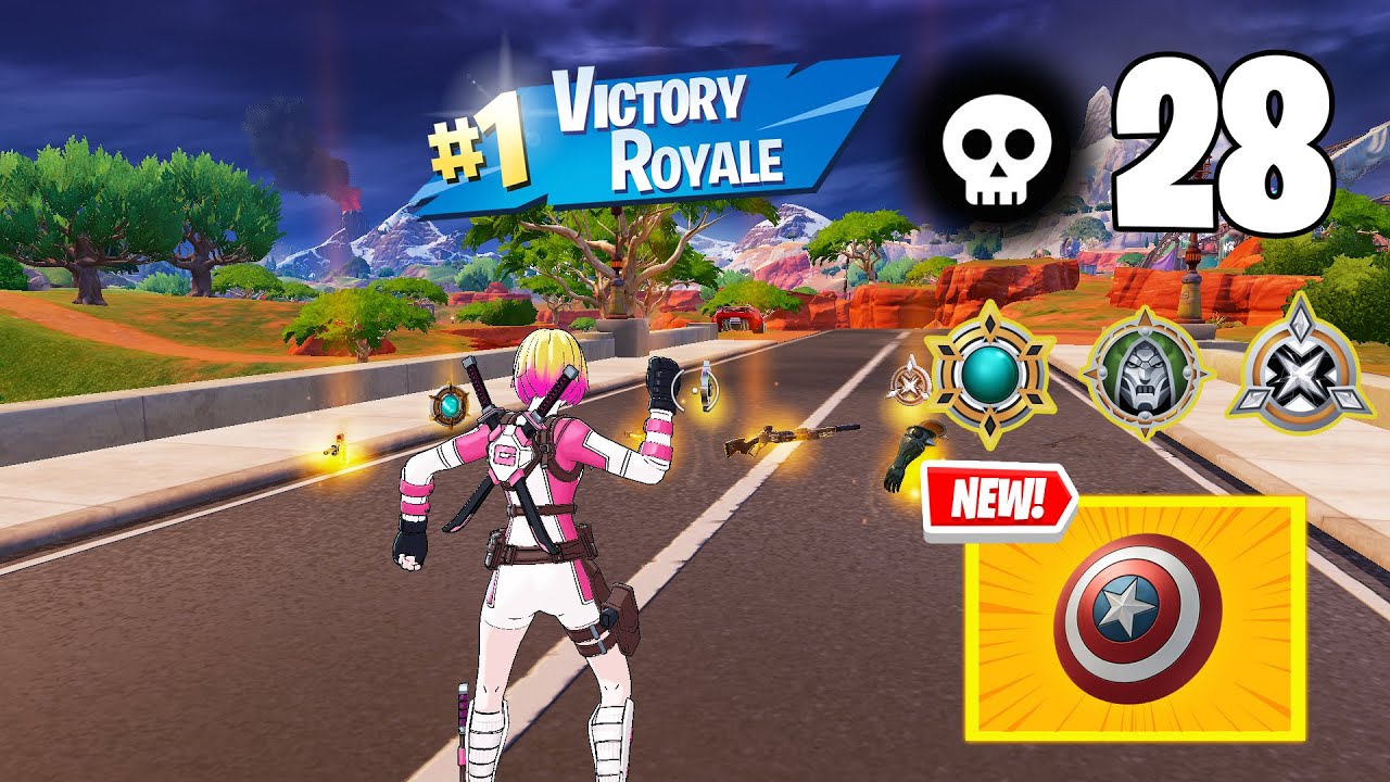GWENPOOL vs 3 NEW MEDALLIONS & MYTHIC’S CHALLENGE (Fortnite Chapter 5 ...