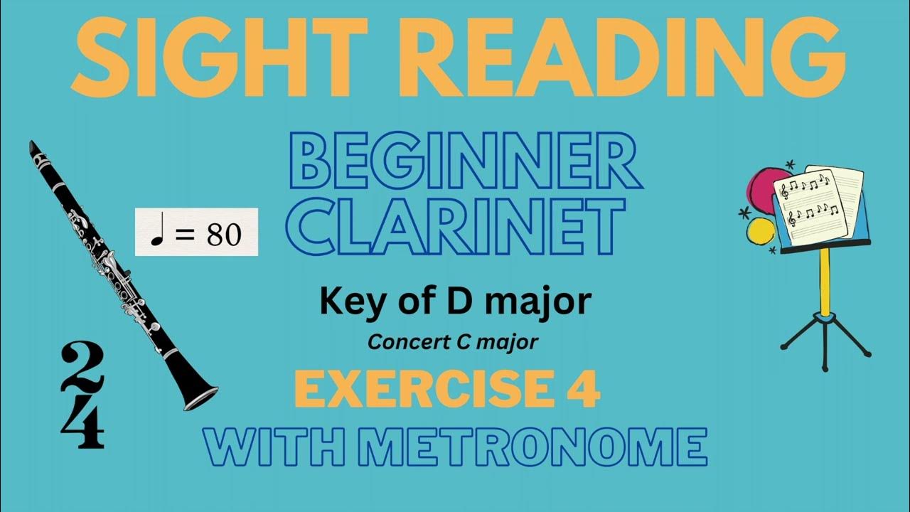 🎶 Improve your CLARINET sight-reading- exercise 4 🎶 - YouTube