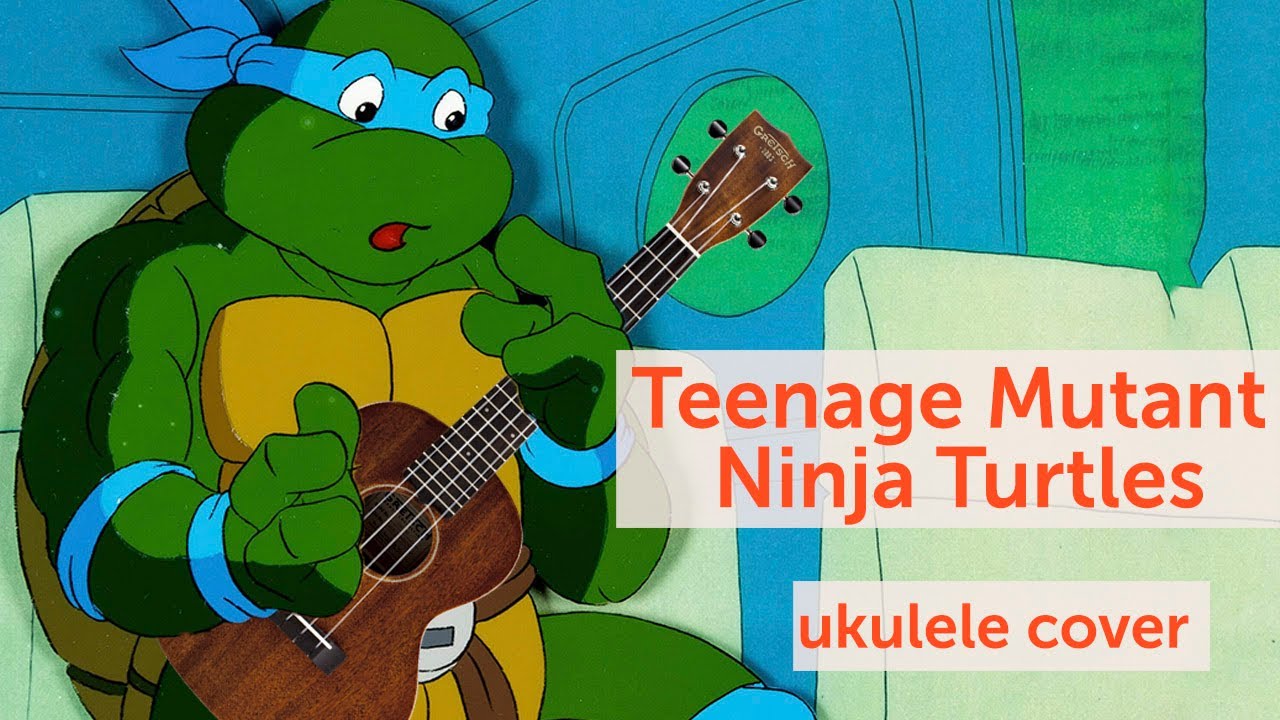 ukulele. teenage mutant ninja turtles ukulele cover - YouTube