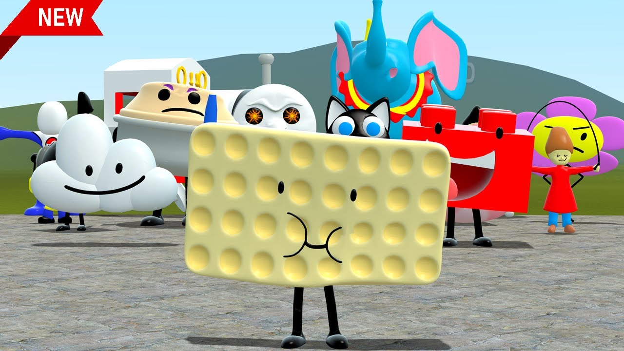 🧇New Waffle Battle For Dream Island 3D Memes Nextbot in Garry's Mod ...