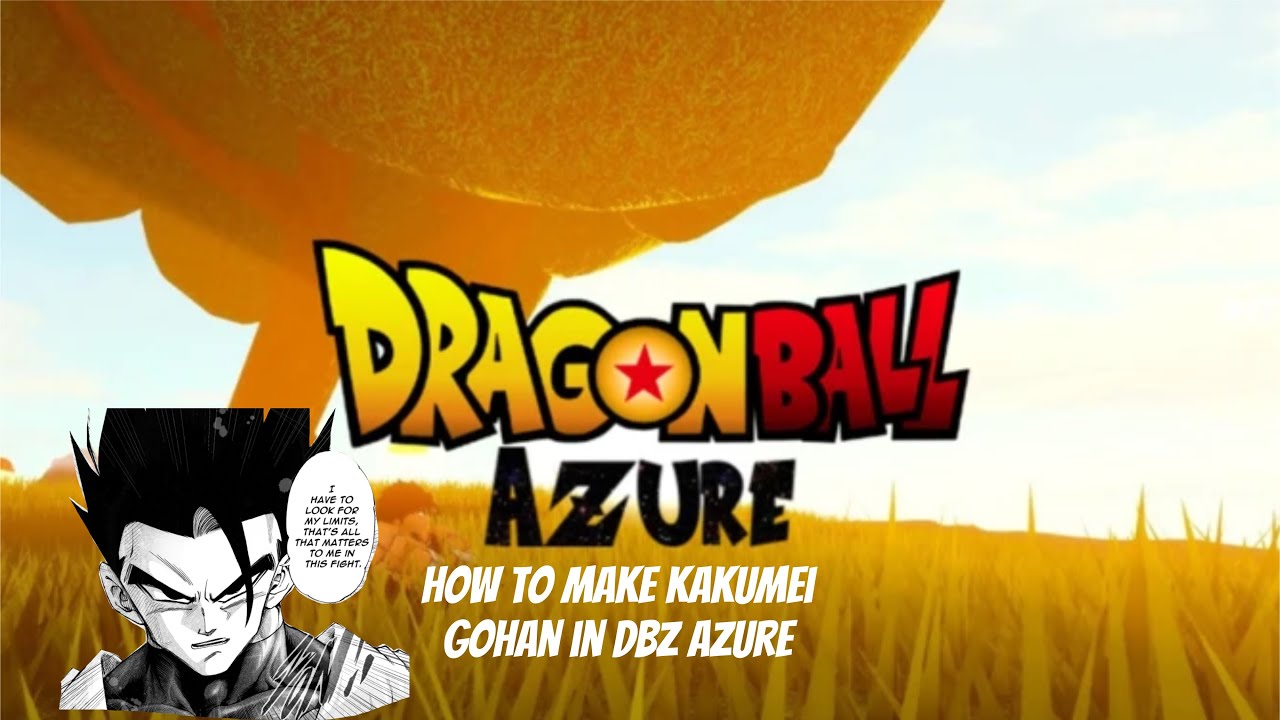 How to make Kakumei Gohan in dbz azure - YouTube