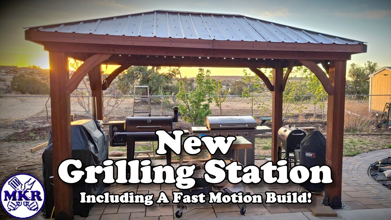 Phase 2 NEW Grilling Station. Including A Fast Motion Build - YouTube