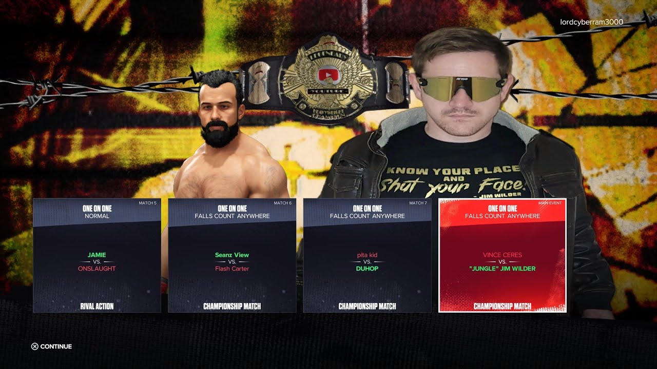 WWE 2K24 (15+) GTS Wrestling Jungle Jim Wilder vs Vince Ceres - YouTube