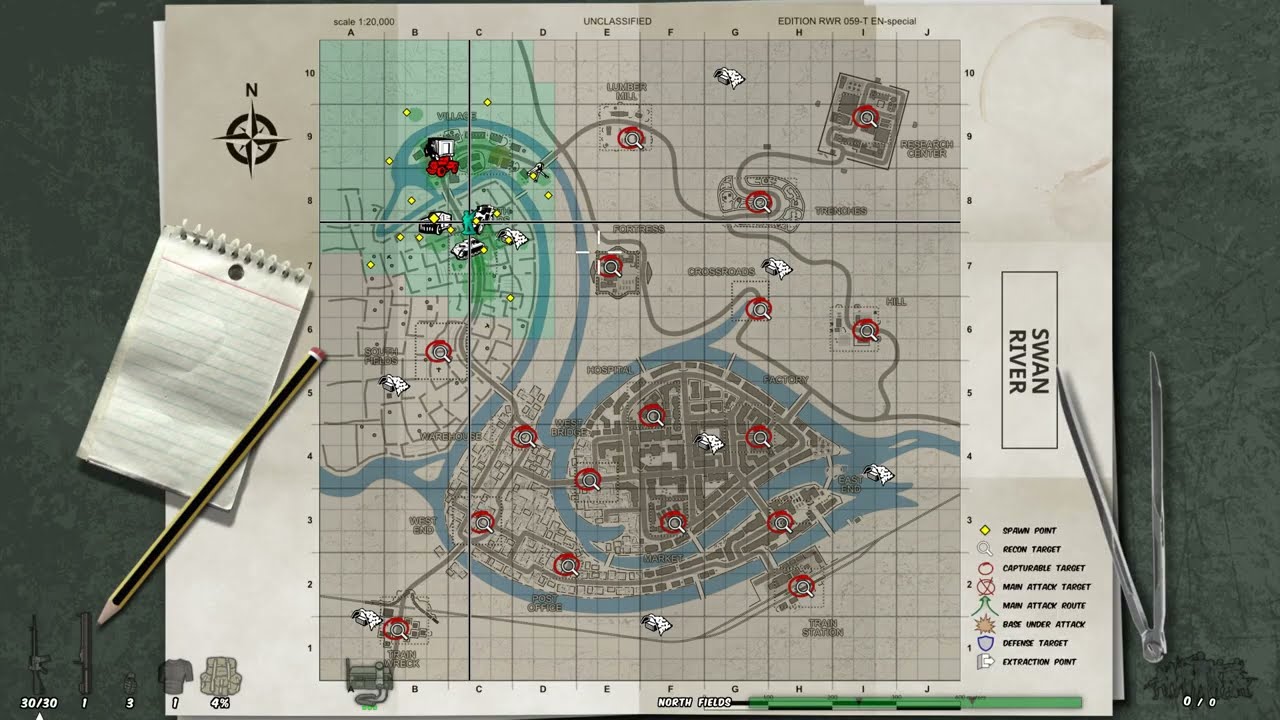 RUNNING WITH RIFLES: Swan River map playthrough (v1.94) - YouTube