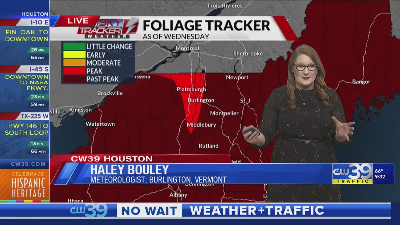 Burlington, Vt Meteorologist Haley Bouley - Fall foliage in Vermont ...
