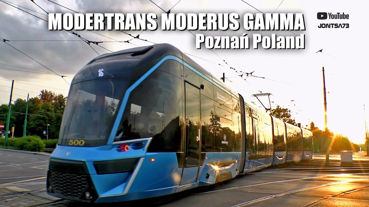 Modertrans Moderus Gamma, Poznań, Poland - YouTube