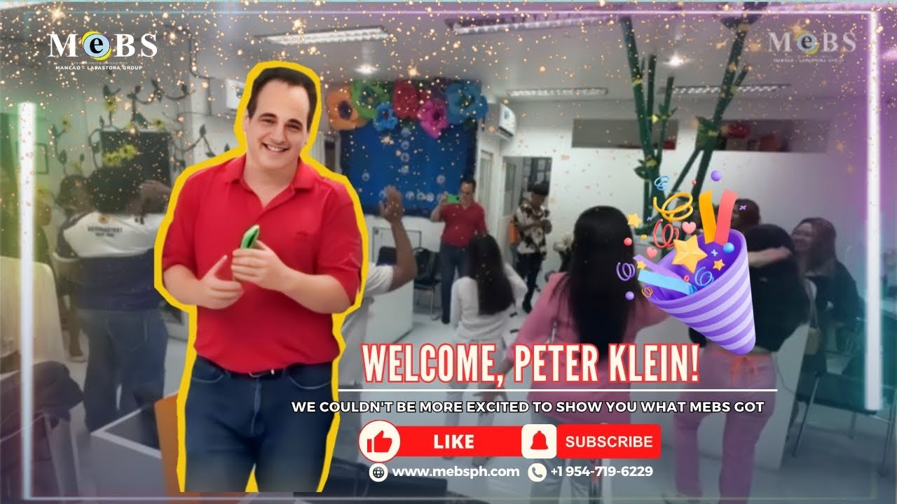 Welcome to MEBS Call Center Philippines, Mr. Peter Klein! - YouTube