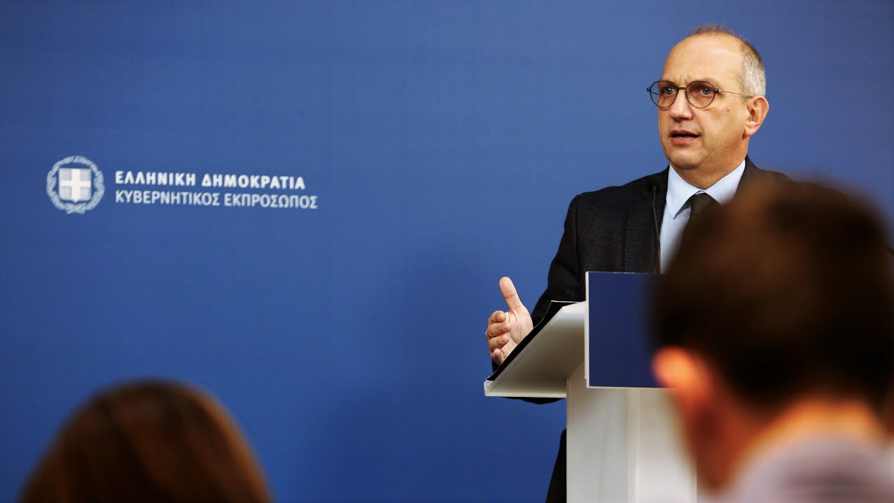 Eνημέρωση πολιτικών συντακτών από τον Κυβερνητικό Εκπρόσωπο Γιάννη ...