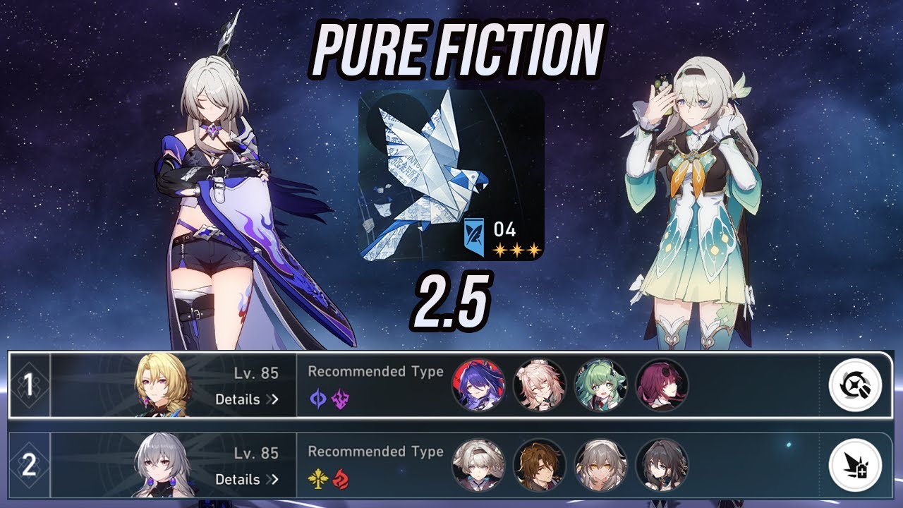NEW v2.5 Pure Fiction 4! E0S1 Acheron x Jiaoqiu & E0S1 Firefly ...