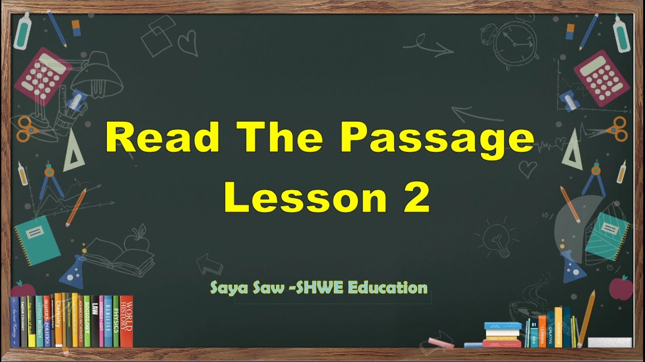Read The Passage Lesson 2 ( Seen Passage ) Unit 2 - Key To Happiness ...