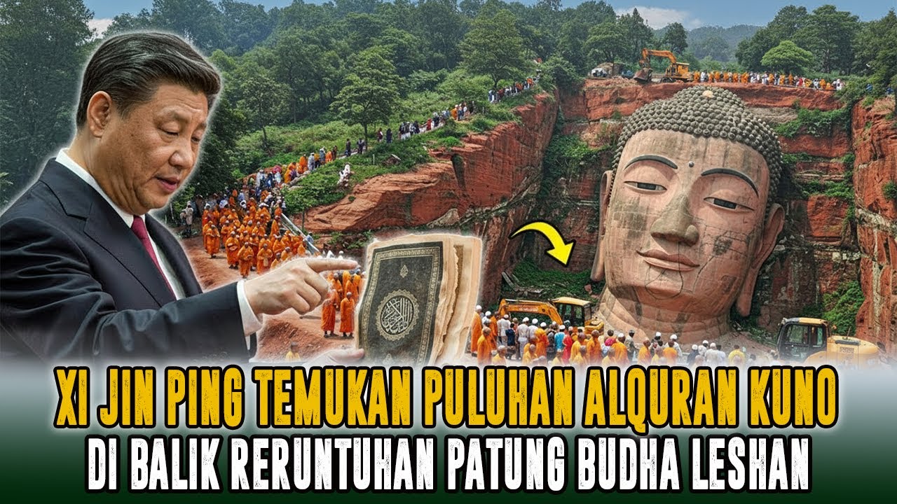 GEMPAR PRESIDEN XI JIN PING TEMUKAN PULUHAN ALQURAN DI RERUNTUHAN ...