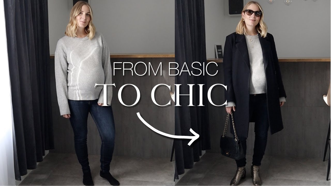 The chic outfit recipe | 5 basic autumn looks turned more chic - YouTube