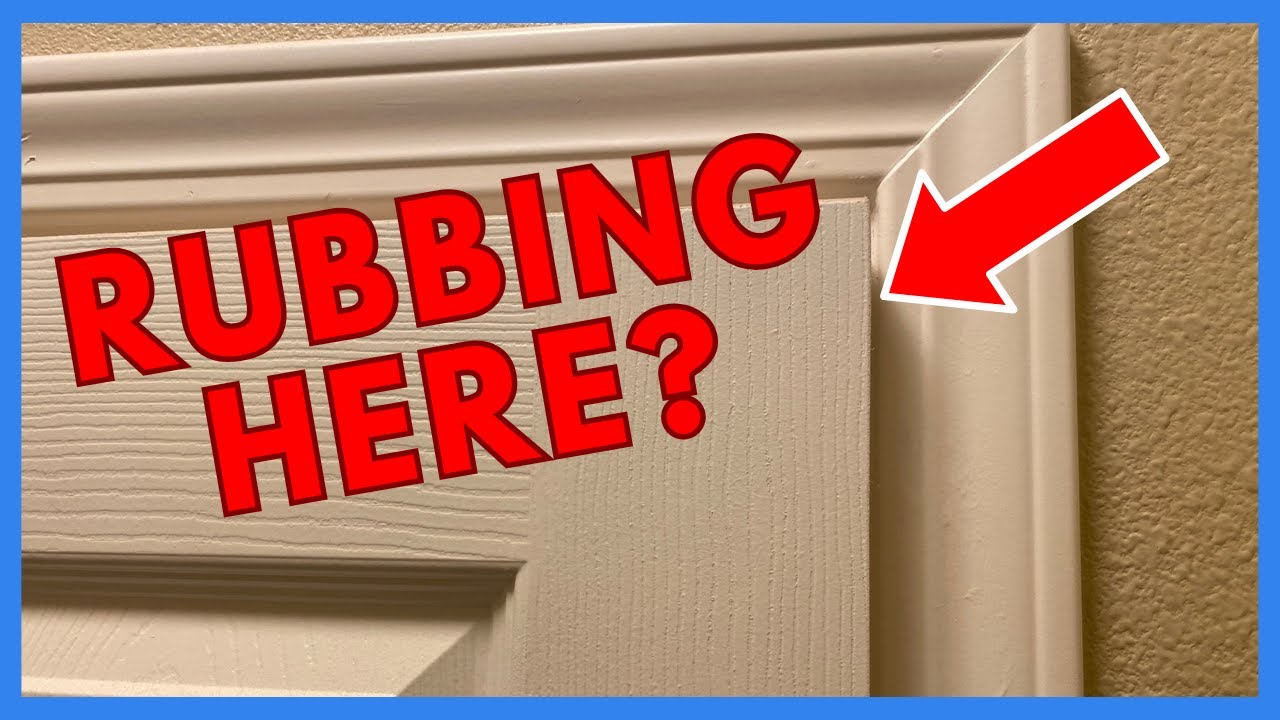 How To Fix a Sagging or Sticking Door That Rubs or Won't Close - ANYONE ...