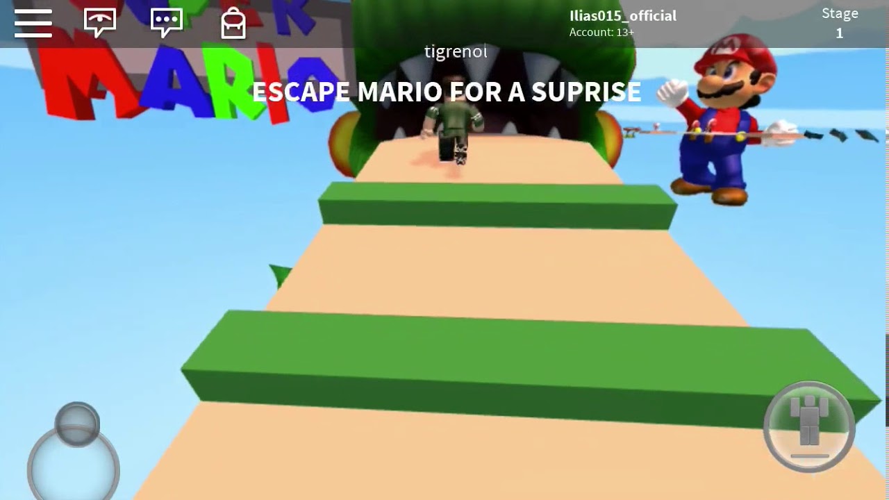 Speed run on mario parkour (Roblox) - YouTube