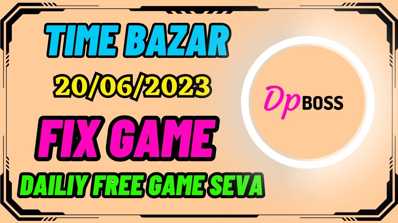 TIME BAZAR 20/06/2023 | TIME BAZAR CHART | TIME BAZAR MATKA | TIME ...