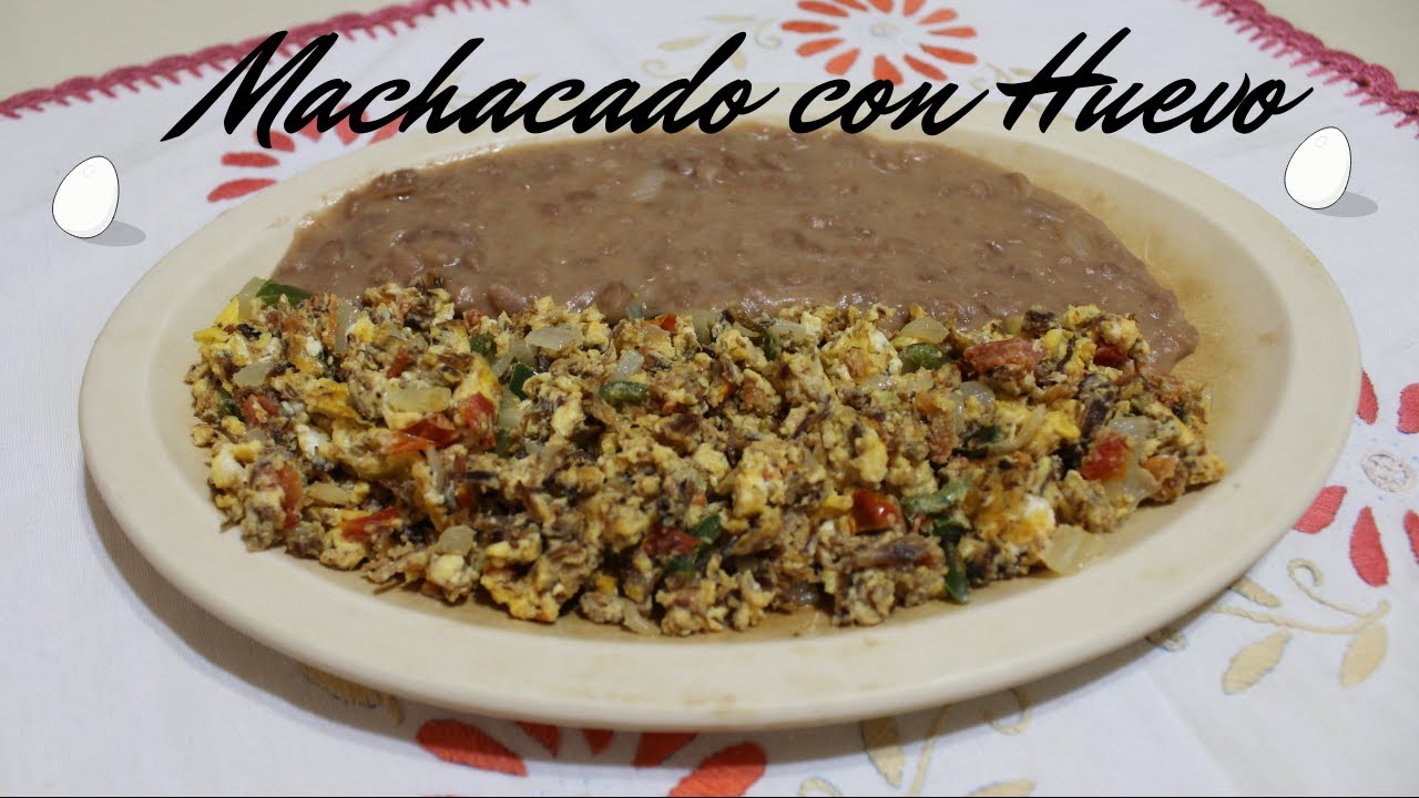 Machacado con Huevo🥚 | Cocinando al día🍳 👩🏻 - YouTube