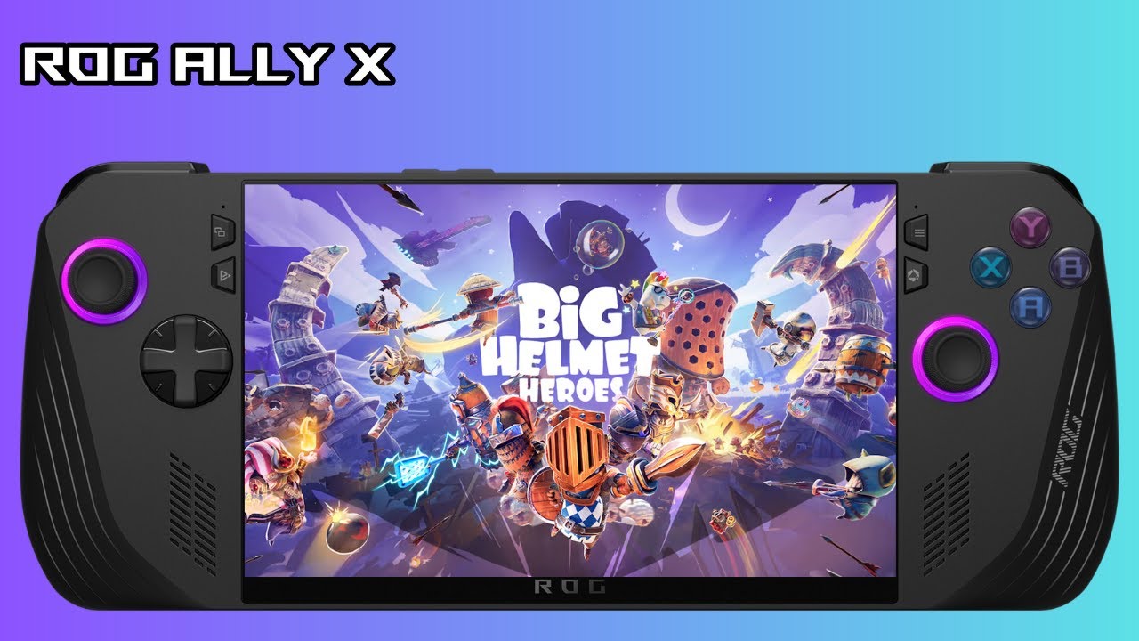 Asus Rog Ally X : Big Helmet Heroes Gameplay - YouTube