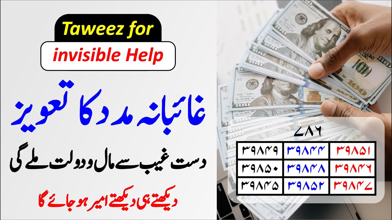 Taweez No.20 | Powerful Taweez for Invisible Help | Ghaibana madad ka ...