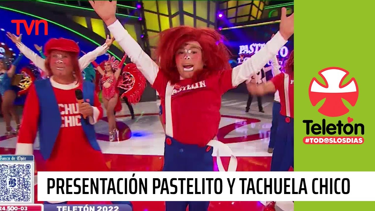 Presentación de Pastelito y Tachuela Chico | Teletón 2022 - YouTube