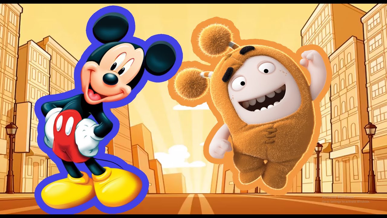 Mickey Mouse Transfrom Oddbods - YouTube