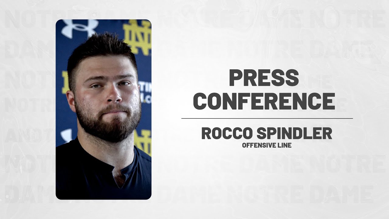 Notre Dame OL Rocco Spindler on Mindset in 2024, Loren Landow, OL ...