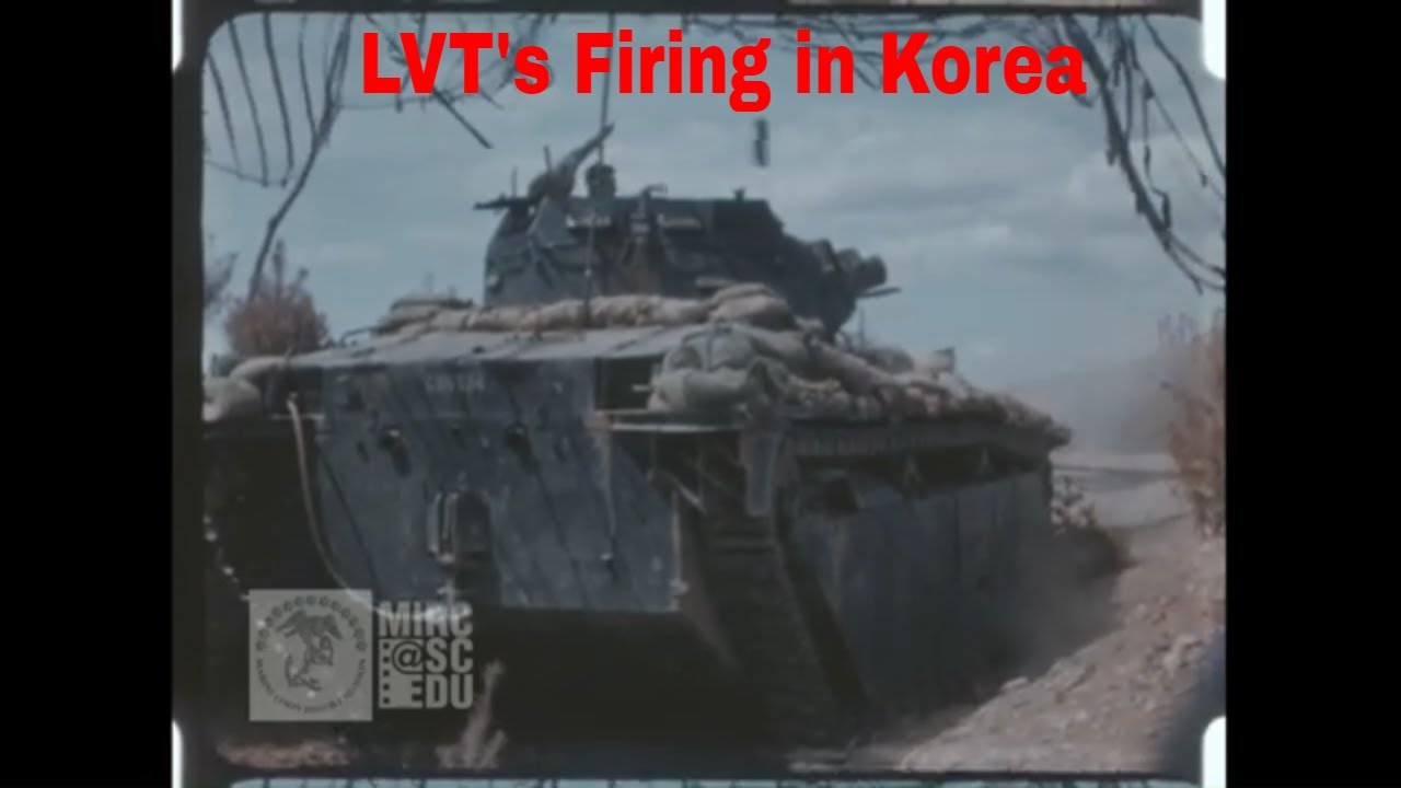 1952: LVT's 75mm Cannon Firing & Loading Onto Amphibs! #yatyas #amtrac ...