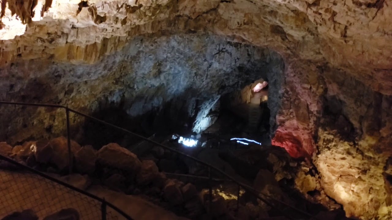 Grand Canyon Caverns Tour - YouTube