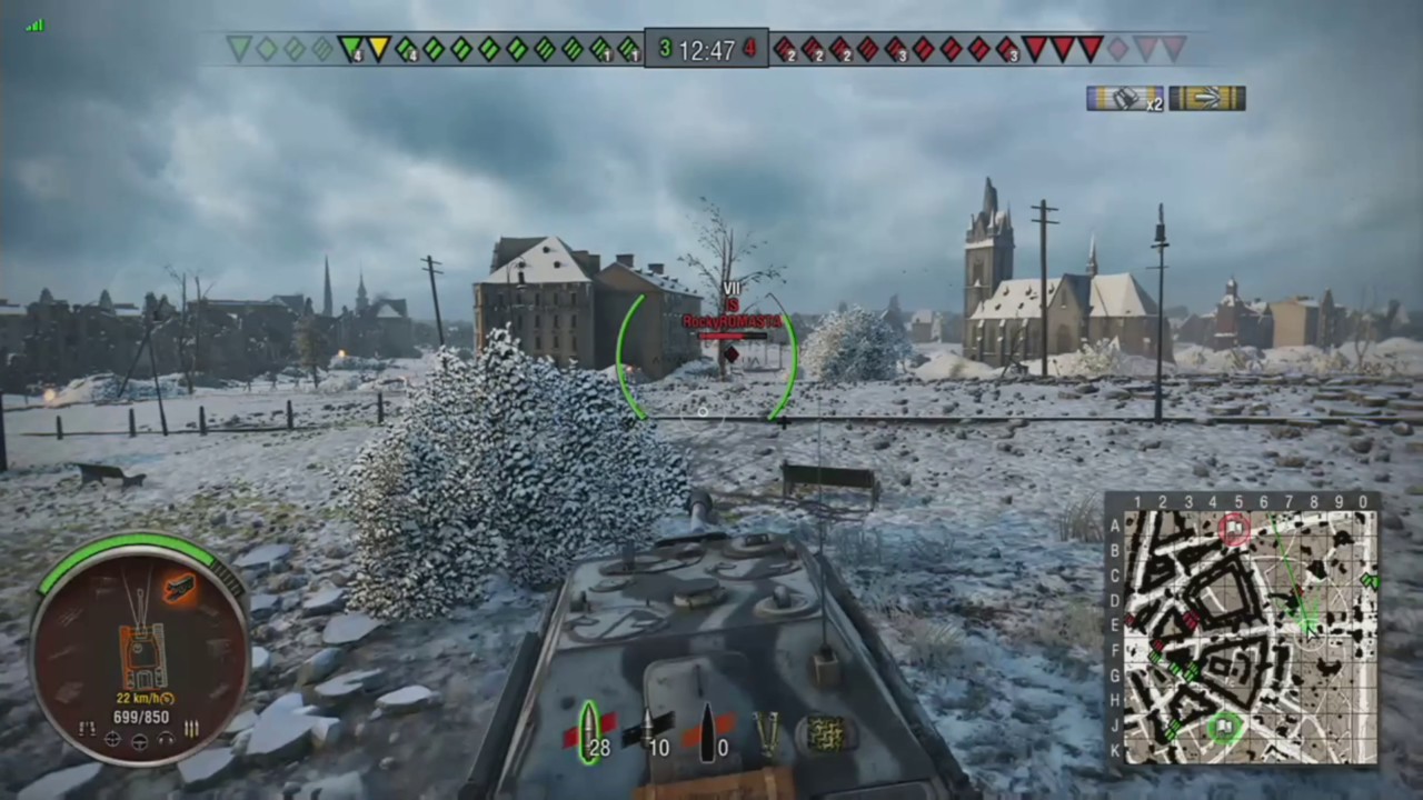 world of tanks ruinberg winter gamer club upload - YouTube