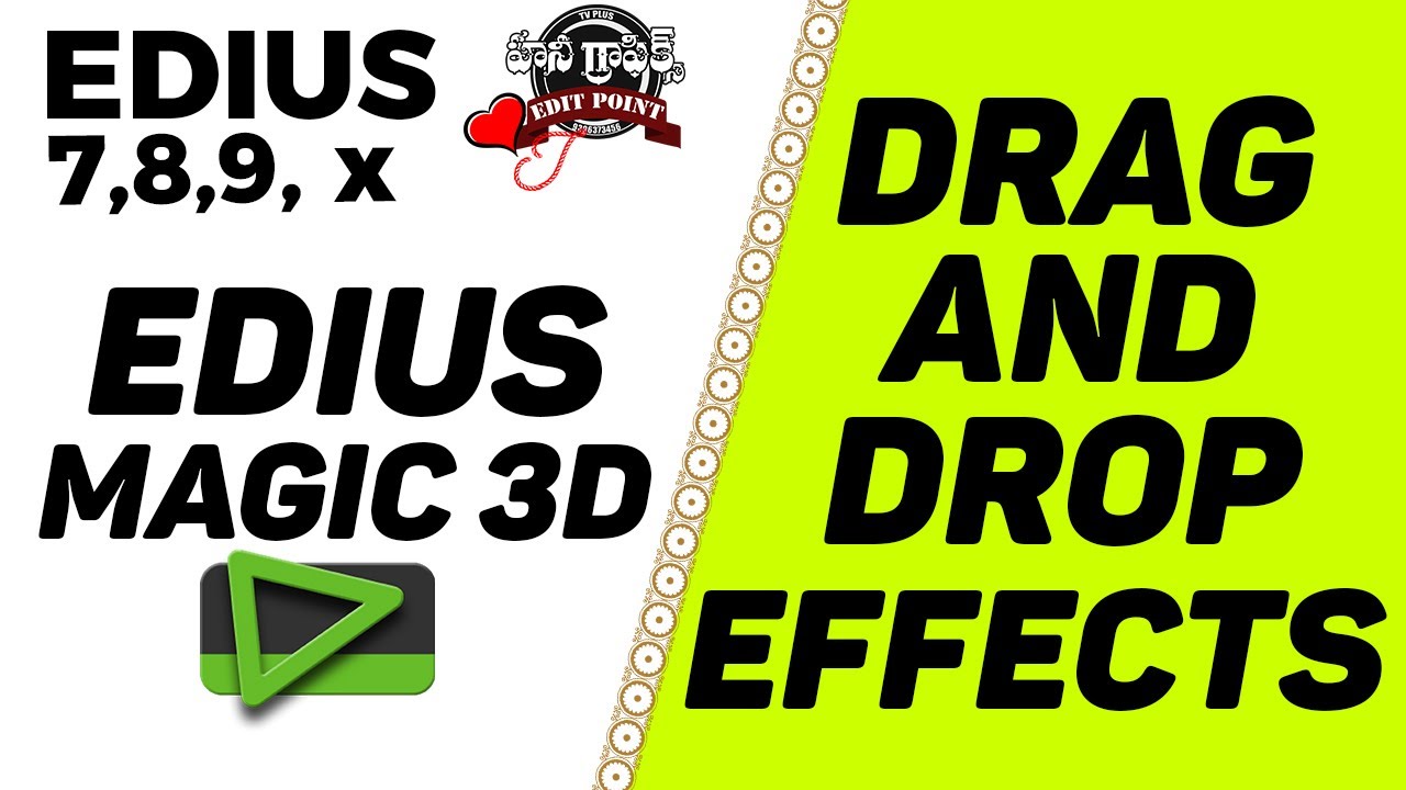 EDIUS EFFECTS FOR WEDDING / EDIUS 7 ,8 ,9 / HONEY GRAPHICS - YouTube