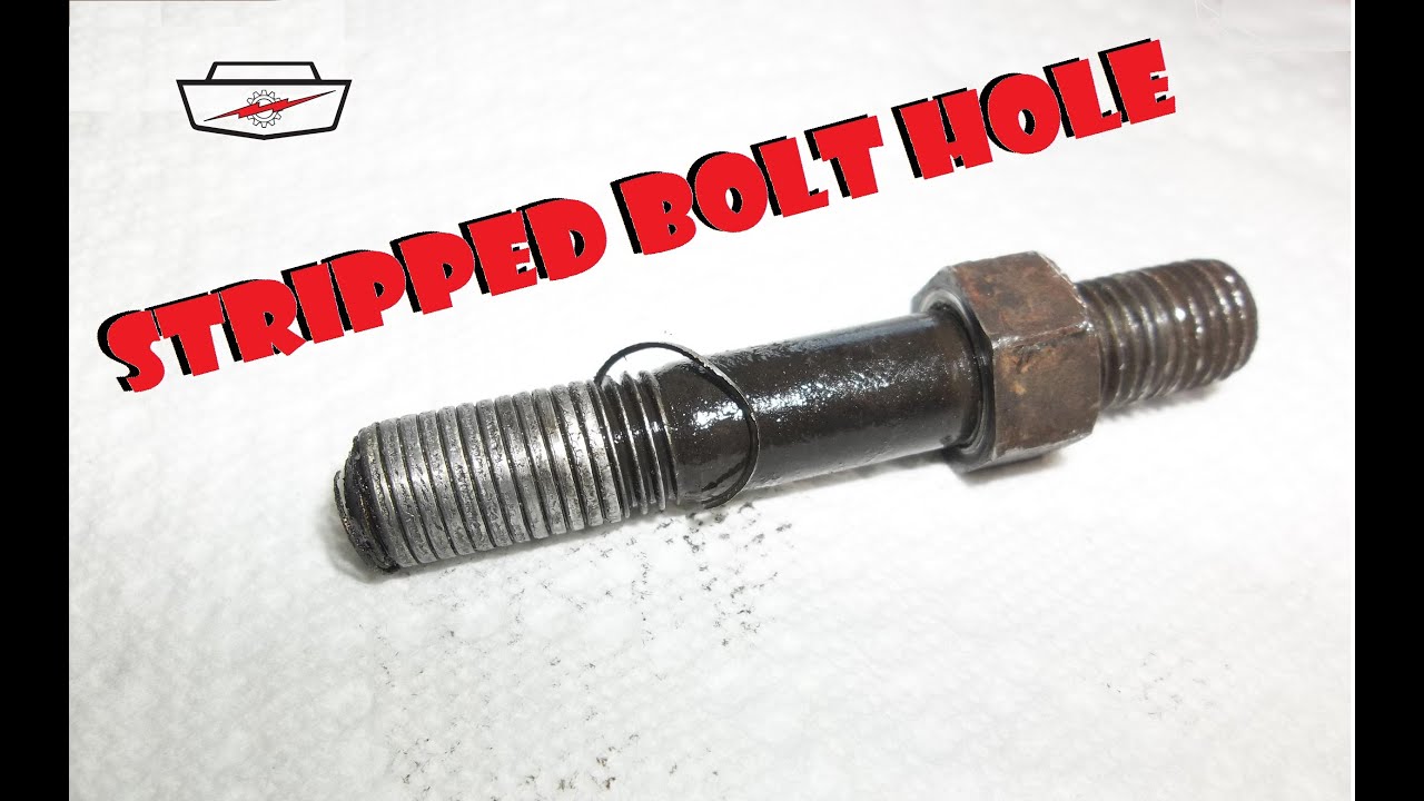 Quickly Fix A Stripped Aluminum Bolt Hole ViYoutube