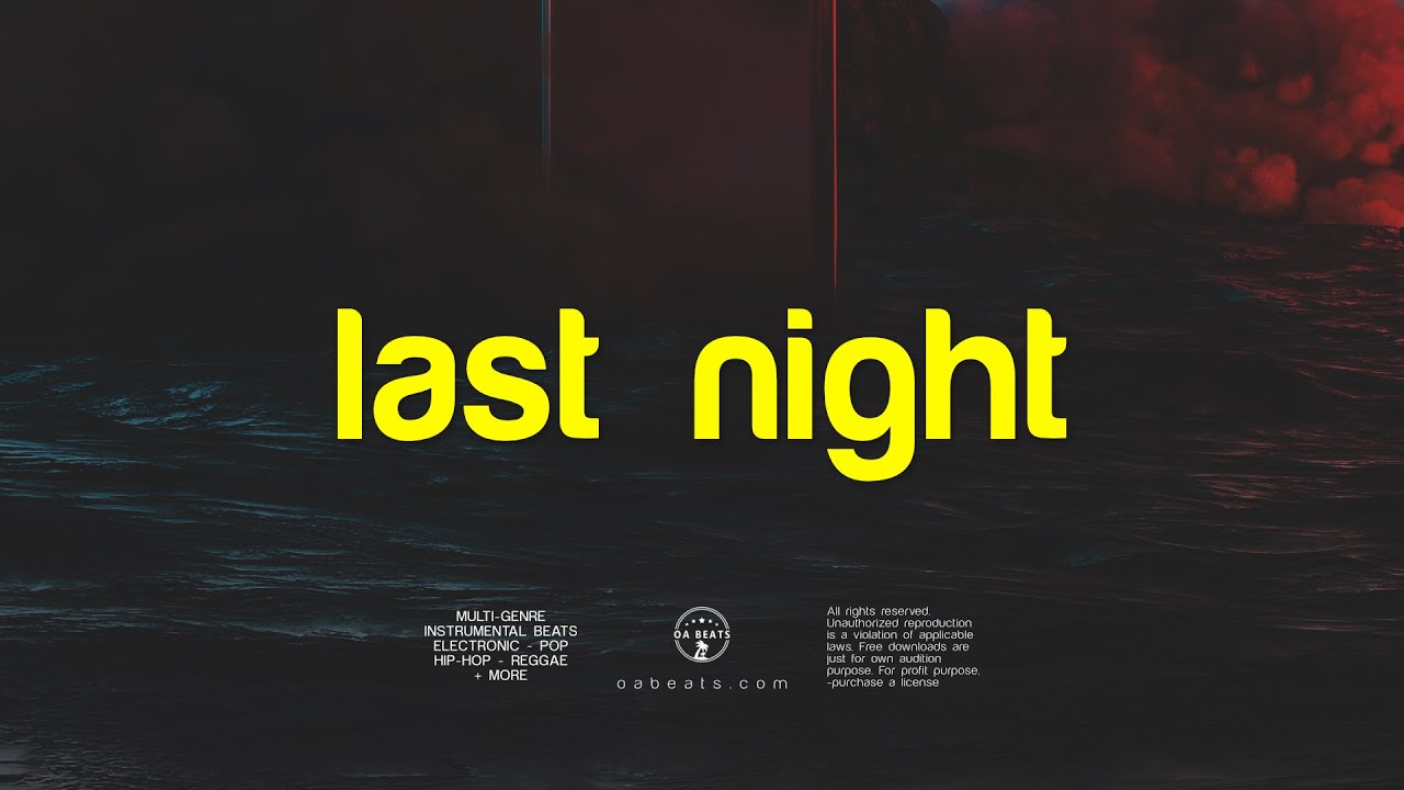" LAST NIGHT " Dark/Sad Piano Hip-Hop Type Beat (Rap Instrumental ...