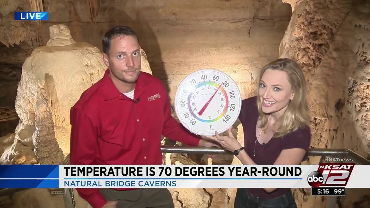 Texas Travelin': Sarah Spivey visits Natural Bridge Caverns - YouTube