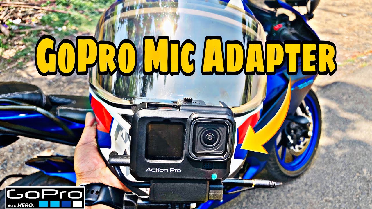 GoPro Mic adapter Audio Test || microphone || good for Motovlog?🤔 # ...