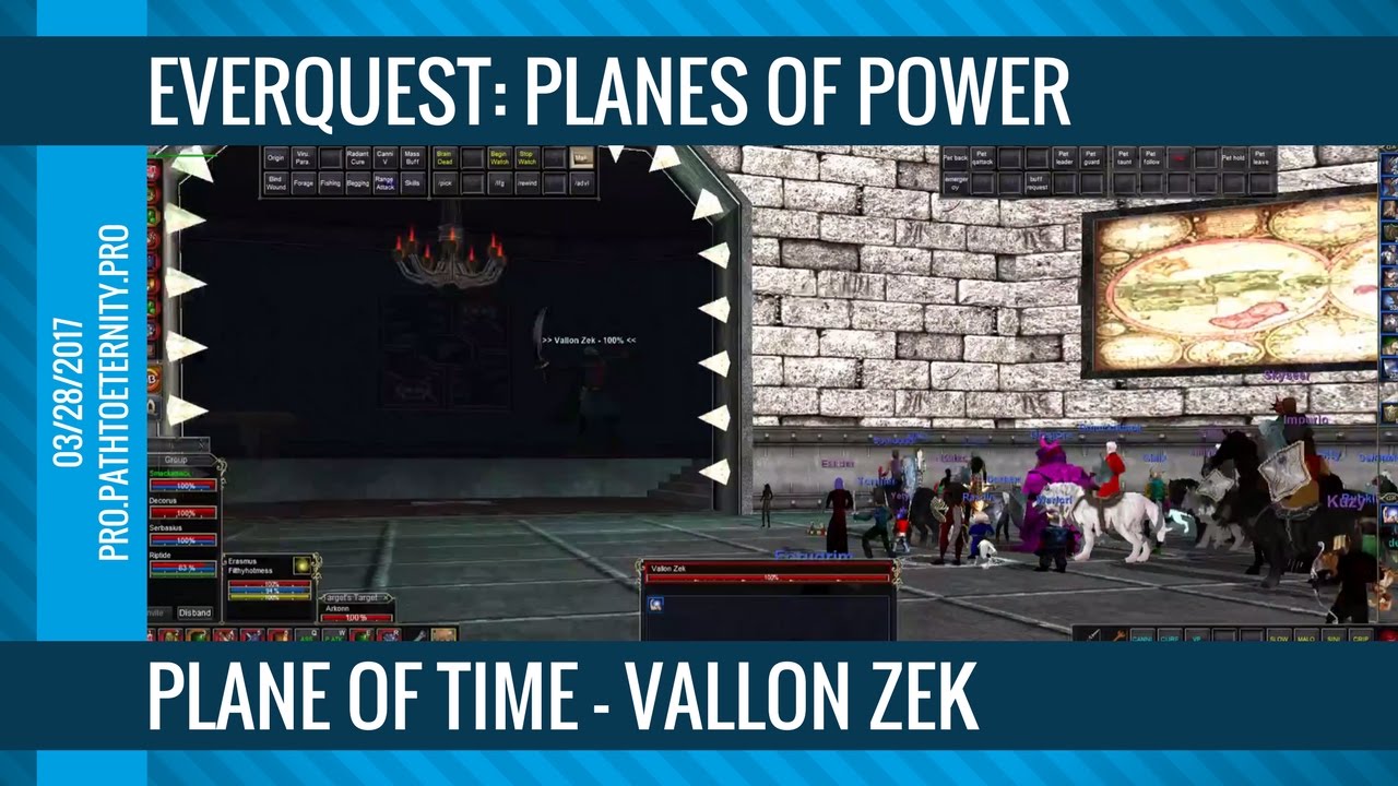 EverQuest Raid: Plane of Time - Vallon Zek (03/28/2017) - YouTube